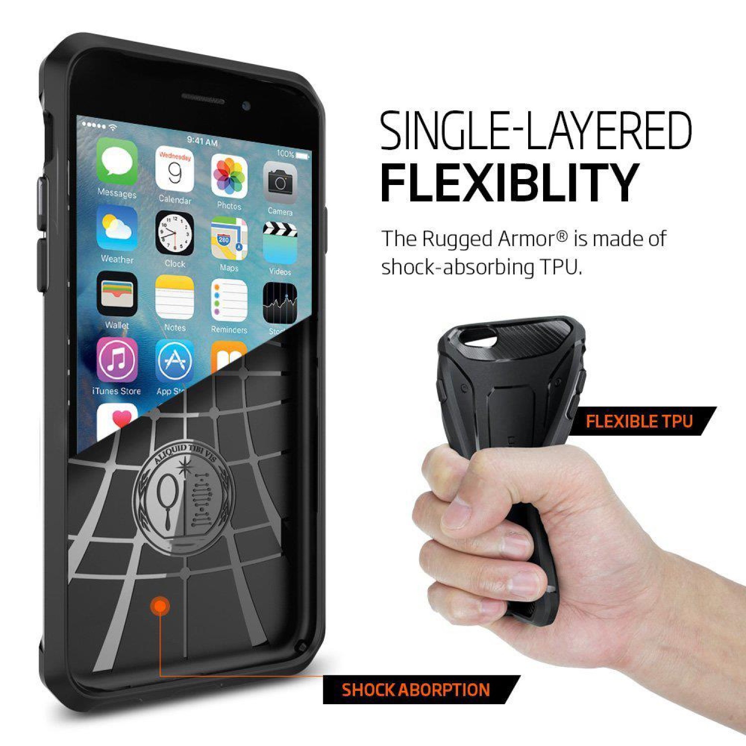 SGP Rugged Armor for iPhone 5C Case Slim & Soft TPU Drop Resistance ...